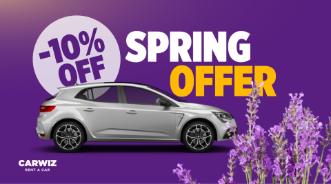 CARWIZ rent a car – from 14 EUR/day